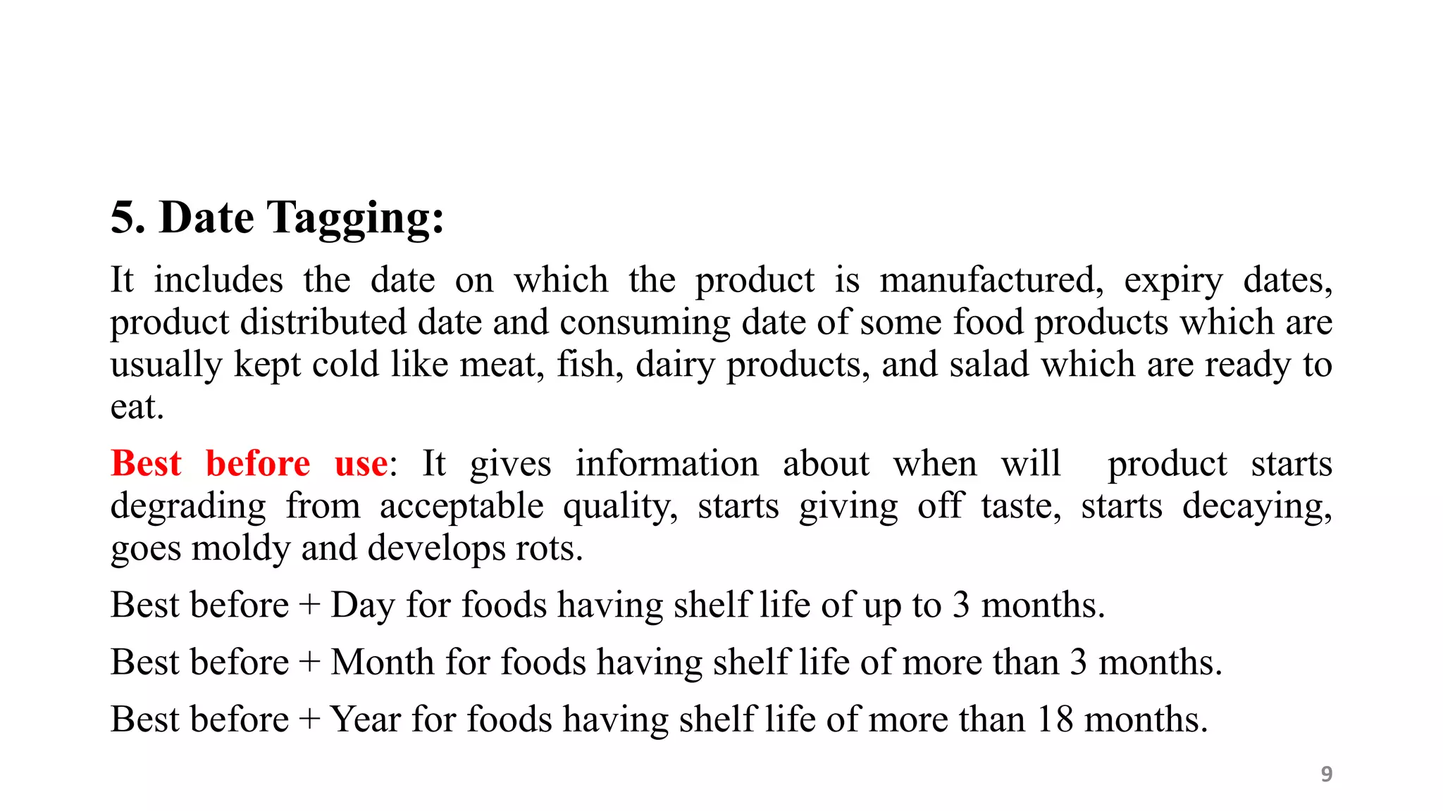 Food Packaging types and methods of food labeling.pptx
