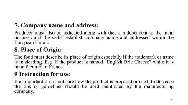 Food Packaging types and methods of food labeling.pptx