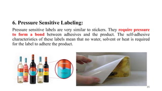 Food Packaging types and methods of food labeling.pptx