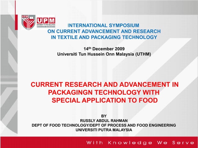 Food Packaging Technology | PDF