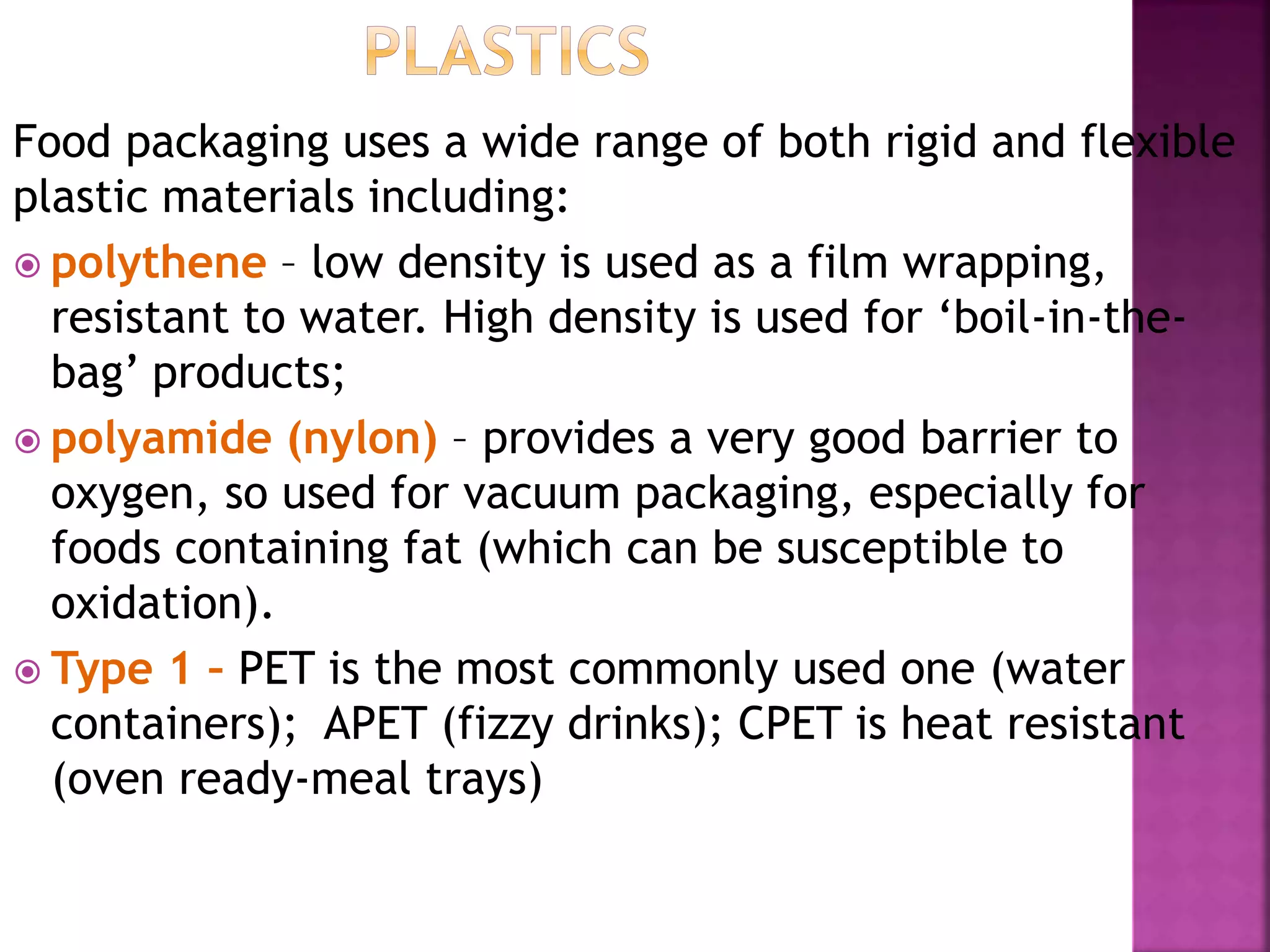 Food packaging technology | PPTX