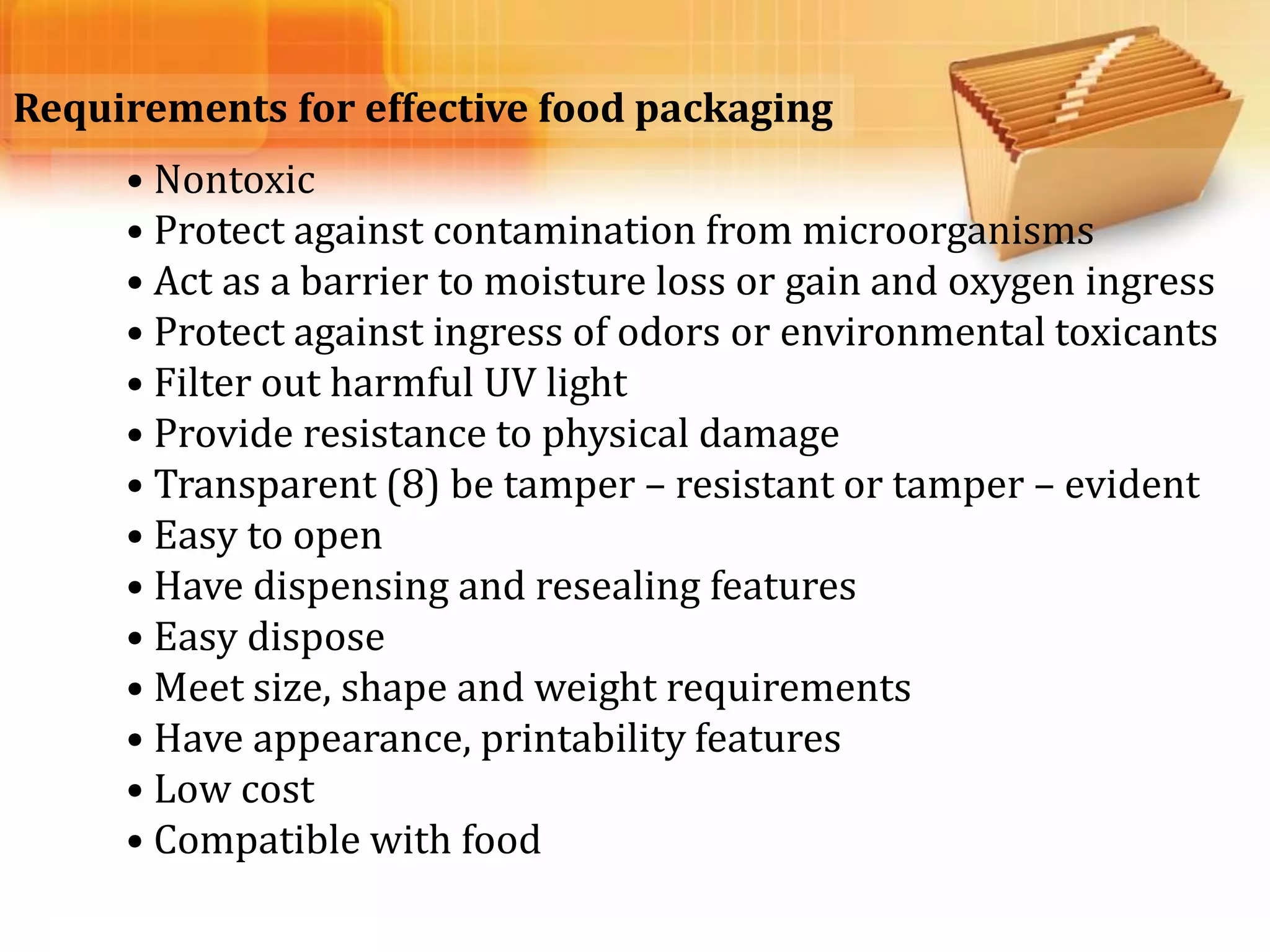 Food packaging technology | PDF
