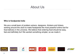 Foodpanda | PPTX | Food & Drink
