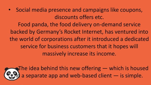 Foodpanda | PPTX