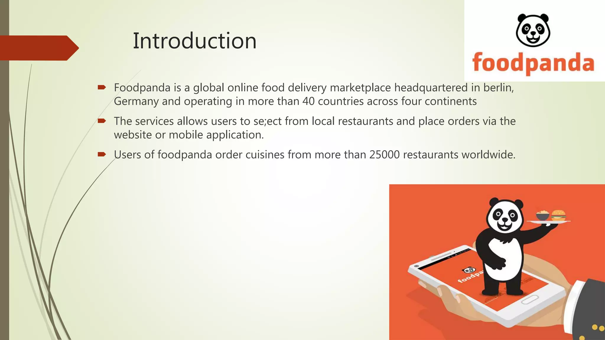 Foodpanda-Marketing and Business reserch | PPTX