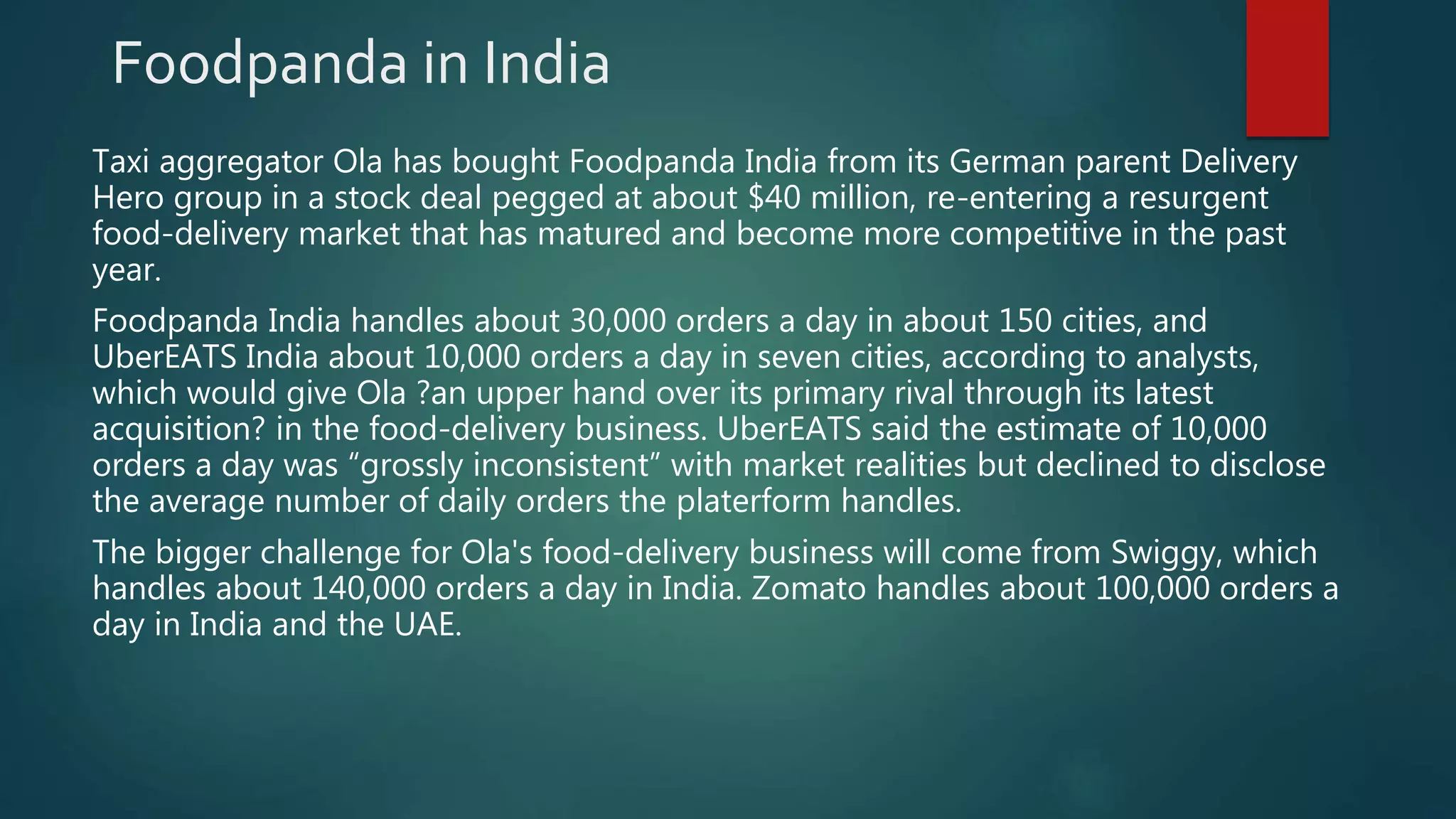 Foodpanda | PPTX