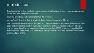 Foodpanda | PPTX