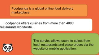 Foodpanda Presentation Enterpreneuship | PPTX
