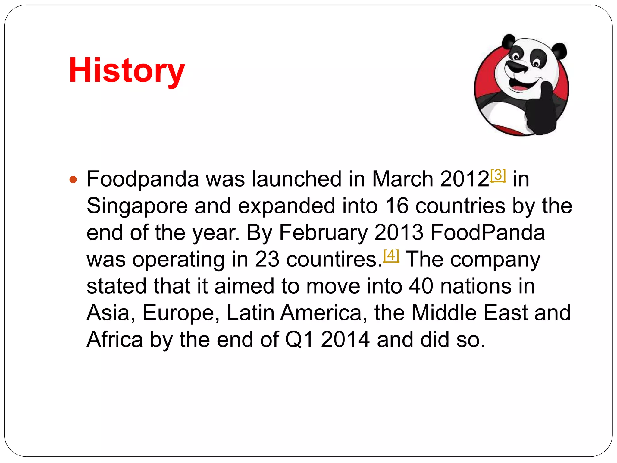 Foodpanda ppt | PPTX