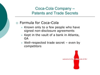 Food for Thought – The Potential for Food Patenting | PPT