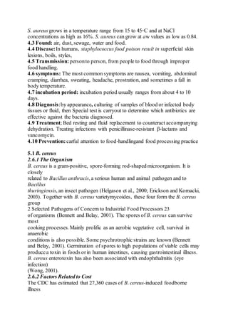 Food pathogen | DOCX