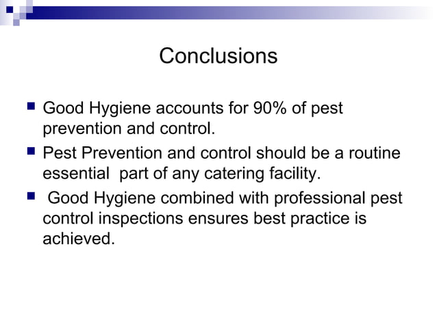 Common Food Pests and Their Control | PPT | Infectious Diseases ...