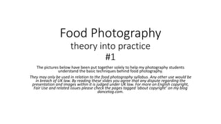 Food photography theory into practice | PDF