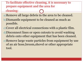 Food manufacturing plants Sanitation.ppt