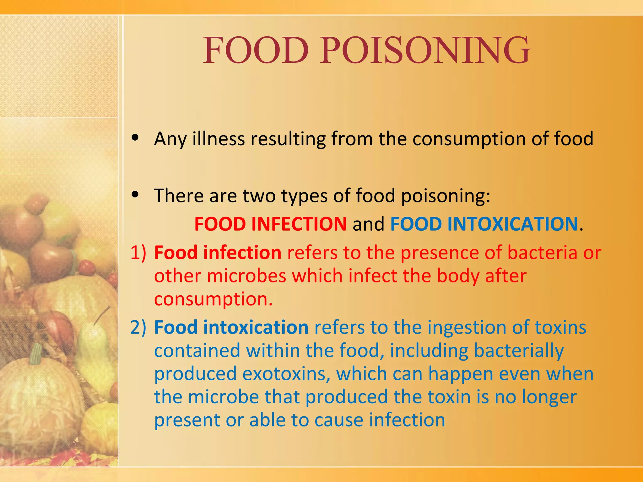 Food Poisoning (Community Medicine) | PPT
