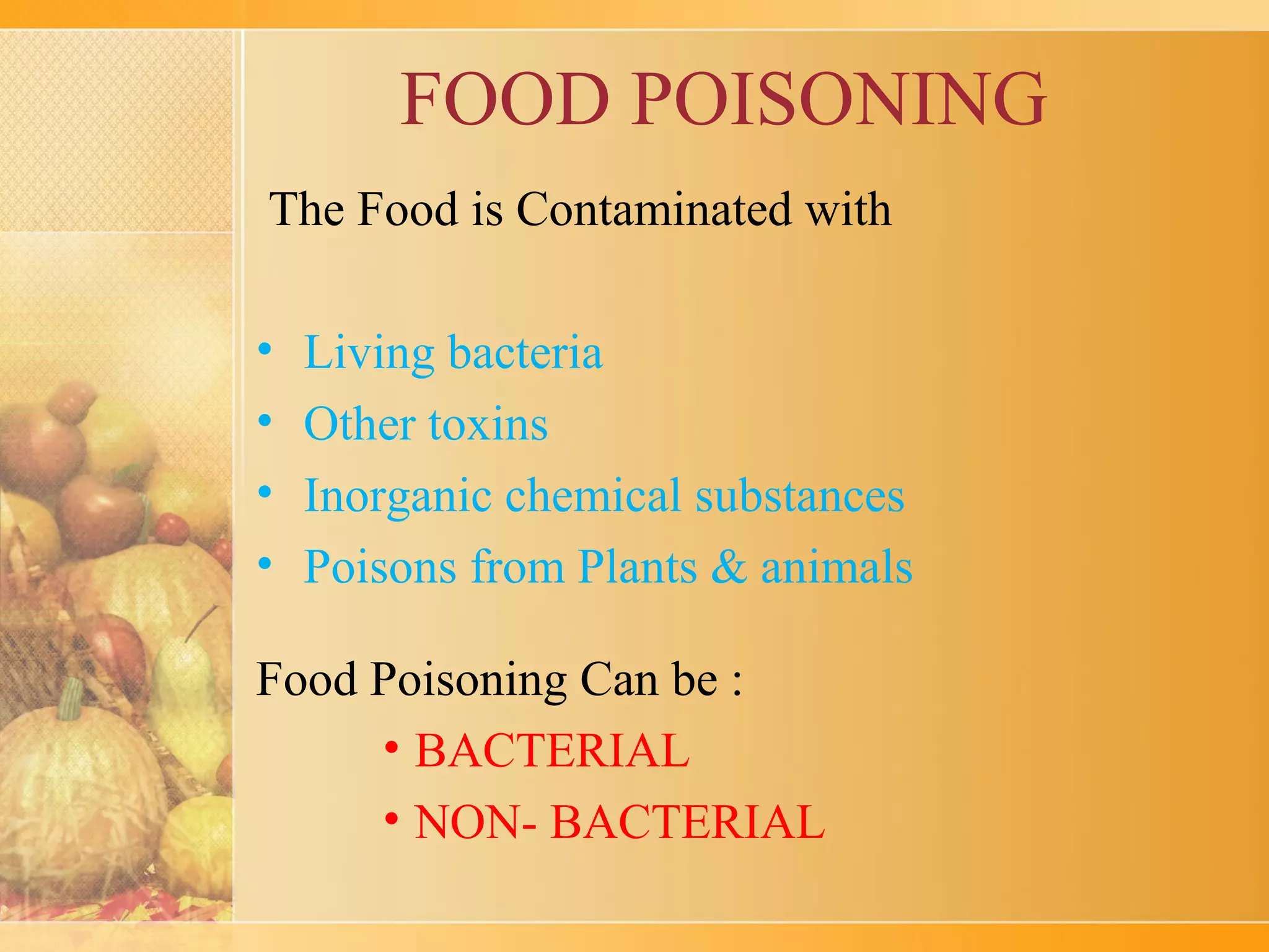 Food Poisoning (Community Medicine) | PPT