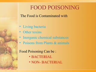 Food Poisoning (Community Medicine) | PPT