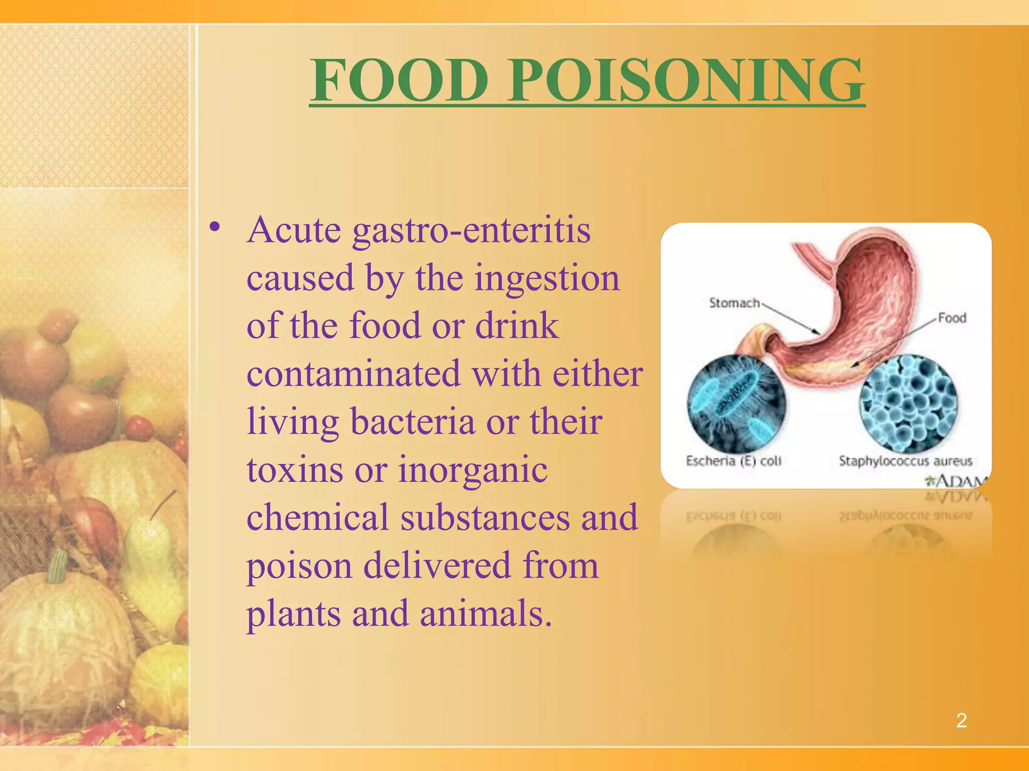 Food poisoning | PPT