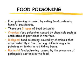 Food poisoning | PPT