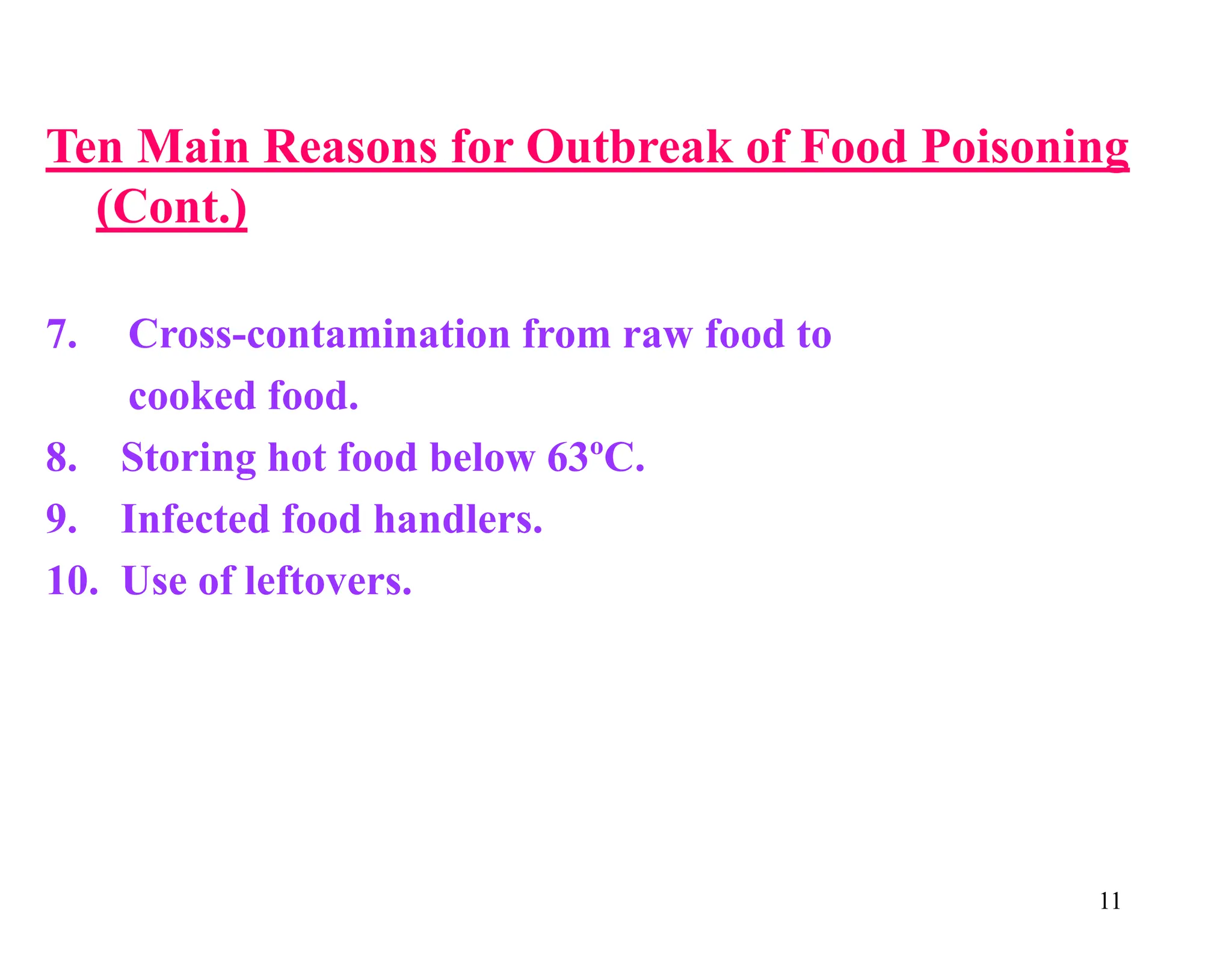 food poisoning, The Main Food Poisoning Bacteria | PPT