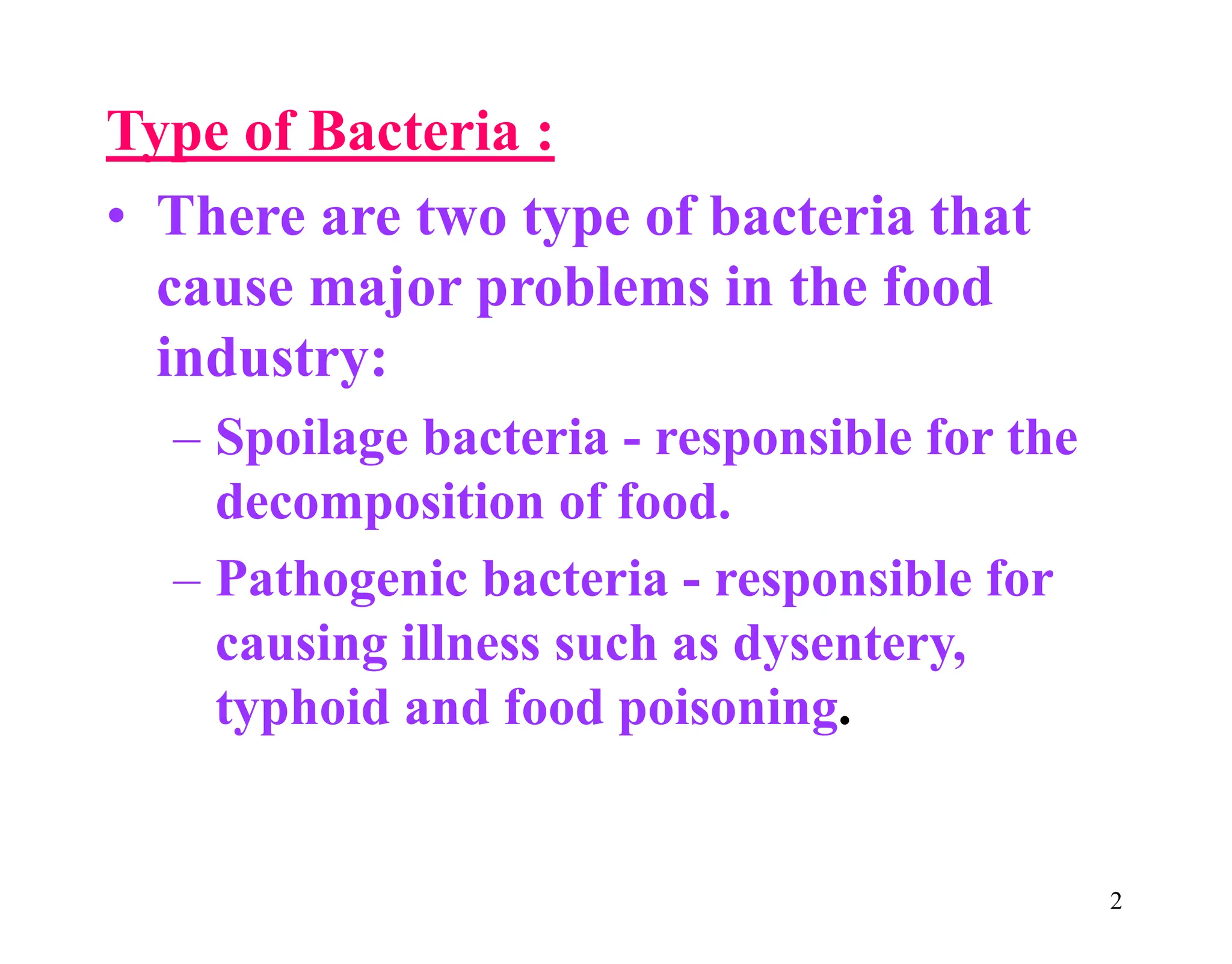 food poisoning, The Main Food Poisoning Bacteria | PPT