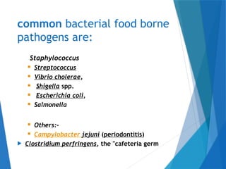 Food poisoning causes and prevention pptx | PPTX