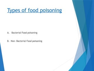 Food poisoning causes and prevention pptx | PPTX