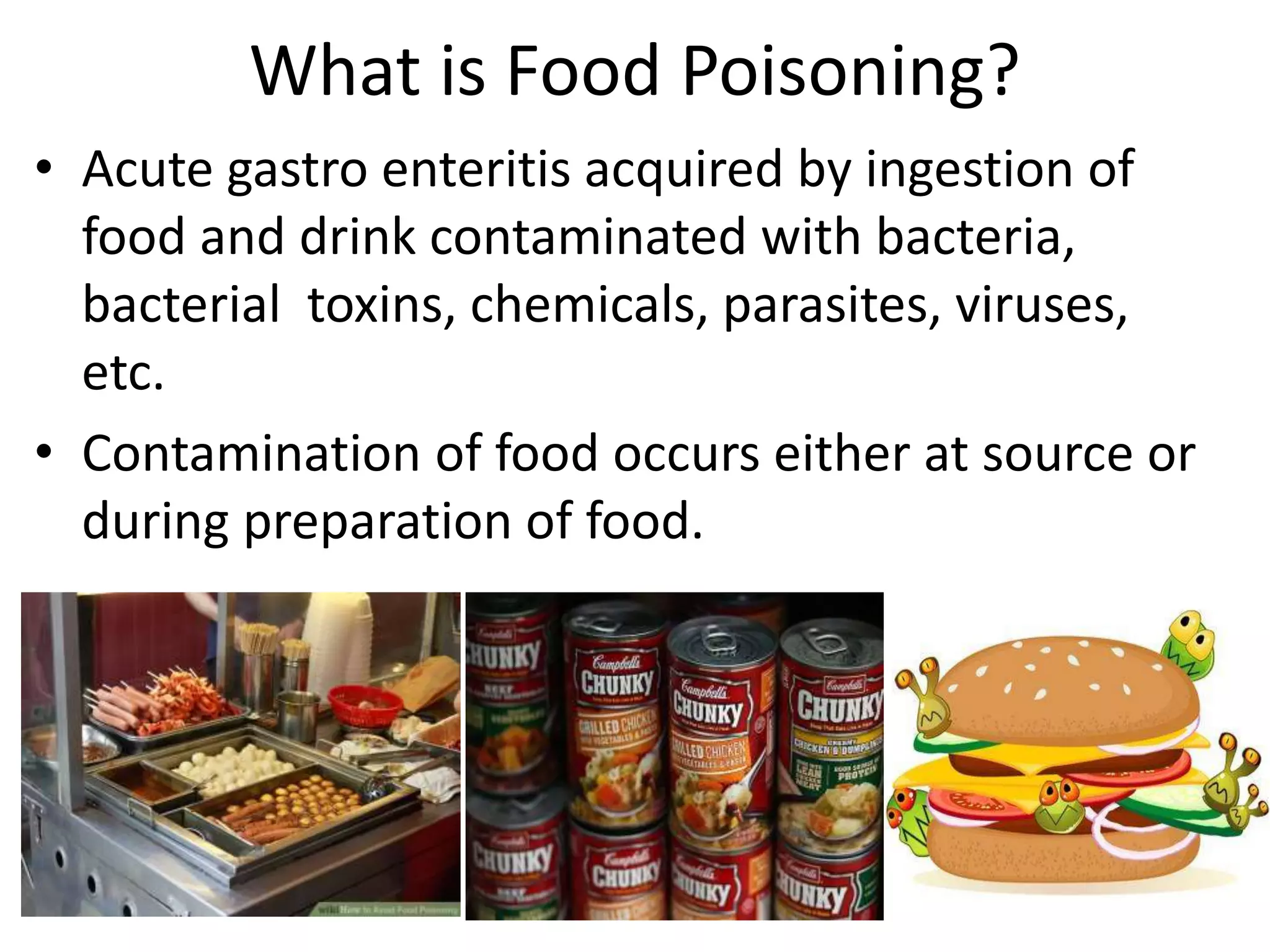 Food poisoning- Microbiology | PPTX