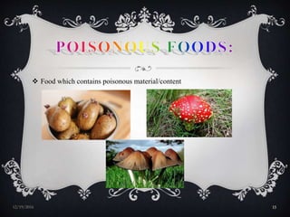 Food poisoning and poisonous foods | PPT