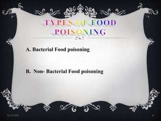 Food poisoning and poisonous foods | PPTX