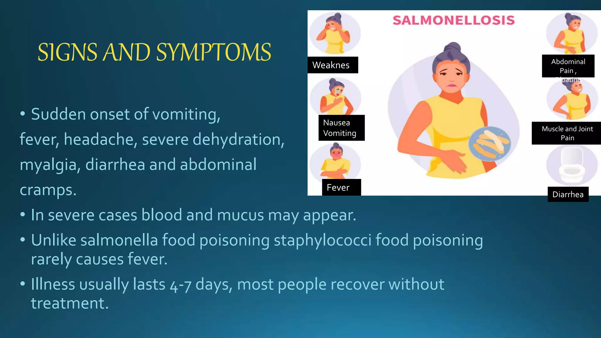 Food poisoning and salmonellosis | PPTX
