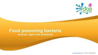 Food poisoning bacteria.pptx bacterial contamination causes most cases ...