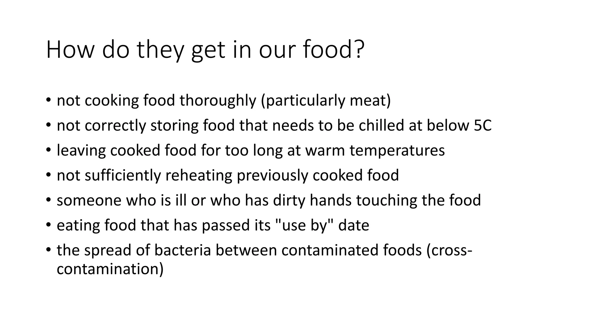Food poisoning health education | PPTX