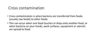 Food poisoning health education | PPTX