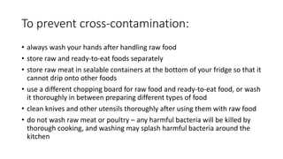 Food poisoning health education | PPTX