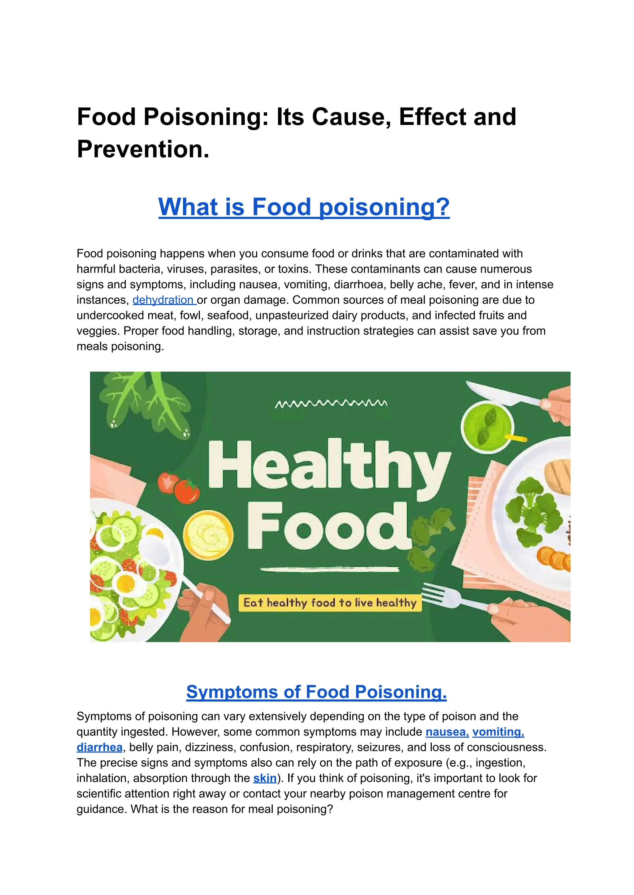 Food Poisoning Its Cause, Effect and Prevention.pdf