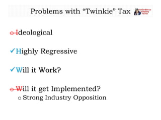 Fat Tax Slideshow | PPTX