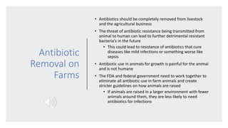 Food position: Antibiotic Use in Livestock | PPT