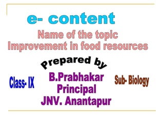 Food ppt | PPT