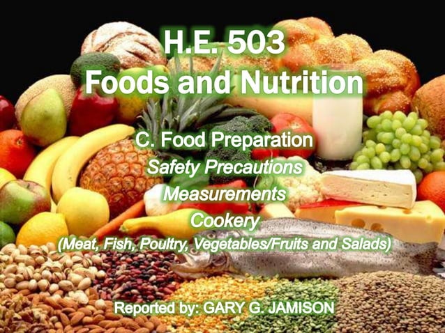 Food preparation | PPTX