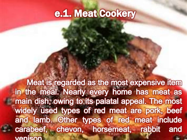 Food preparation | PPTX