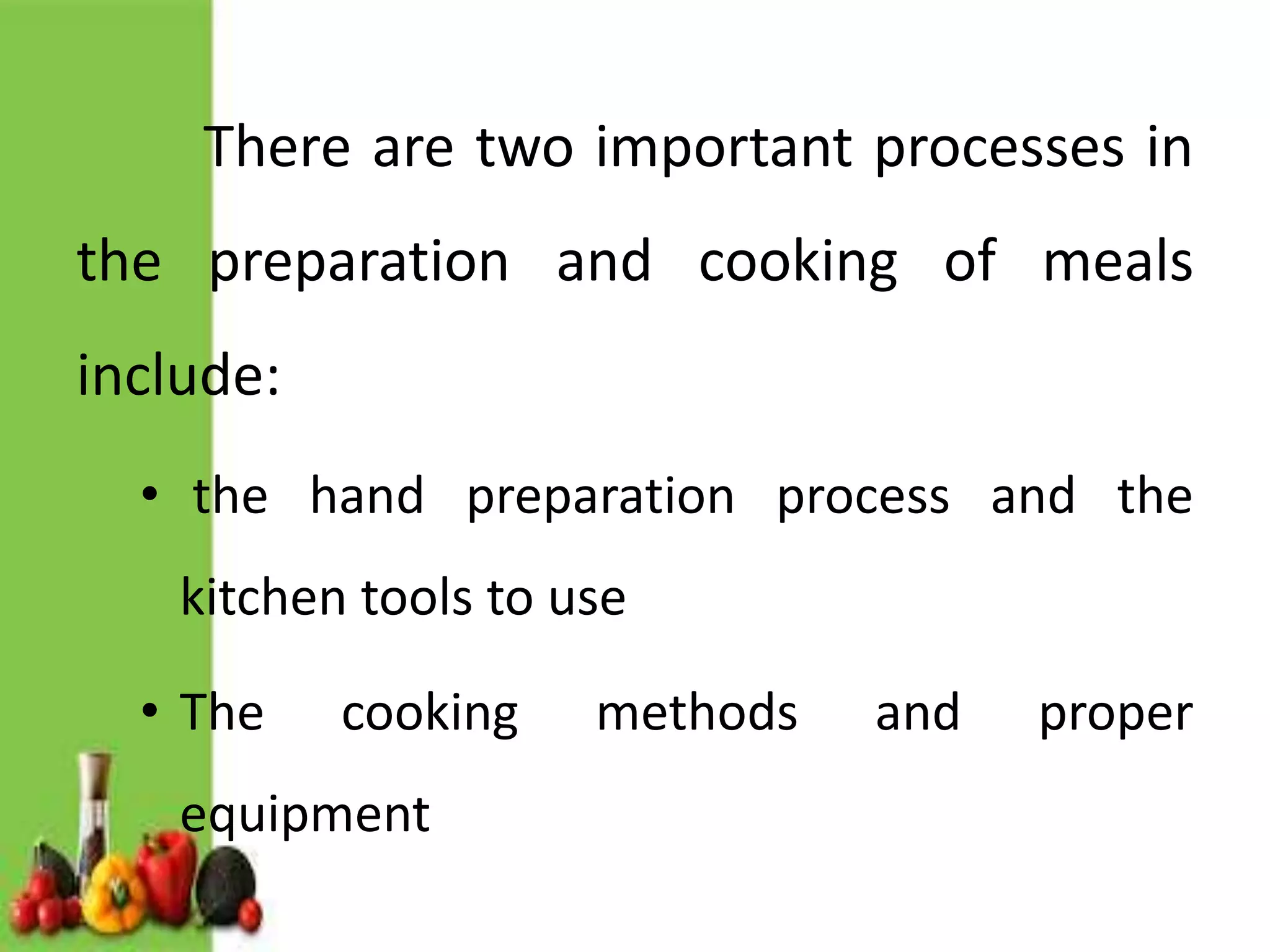 Food preparation | PPTX