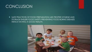 Food Preparation and safety cooking methods | PPTX