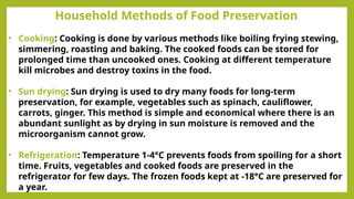food preparation,preservation and storage.pptx m | PPTX