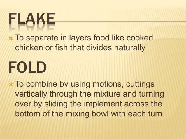 Food preparation terms | PPTX | Barbecues and Grilling | Food & Drink
