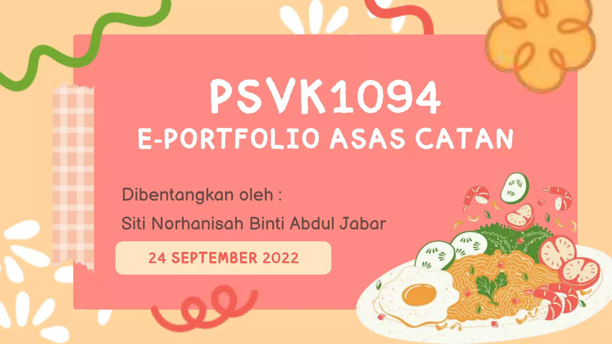 E-Portfolio Asas Seni Catan (Kuih Tradisional Negeri Pahang) | PPTX
