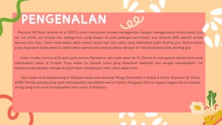 E-Portfolio Asas Seni Catan (Kuih Tradisional Negeri Pahang) | PPTX