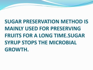 Food preservation. | PPTX