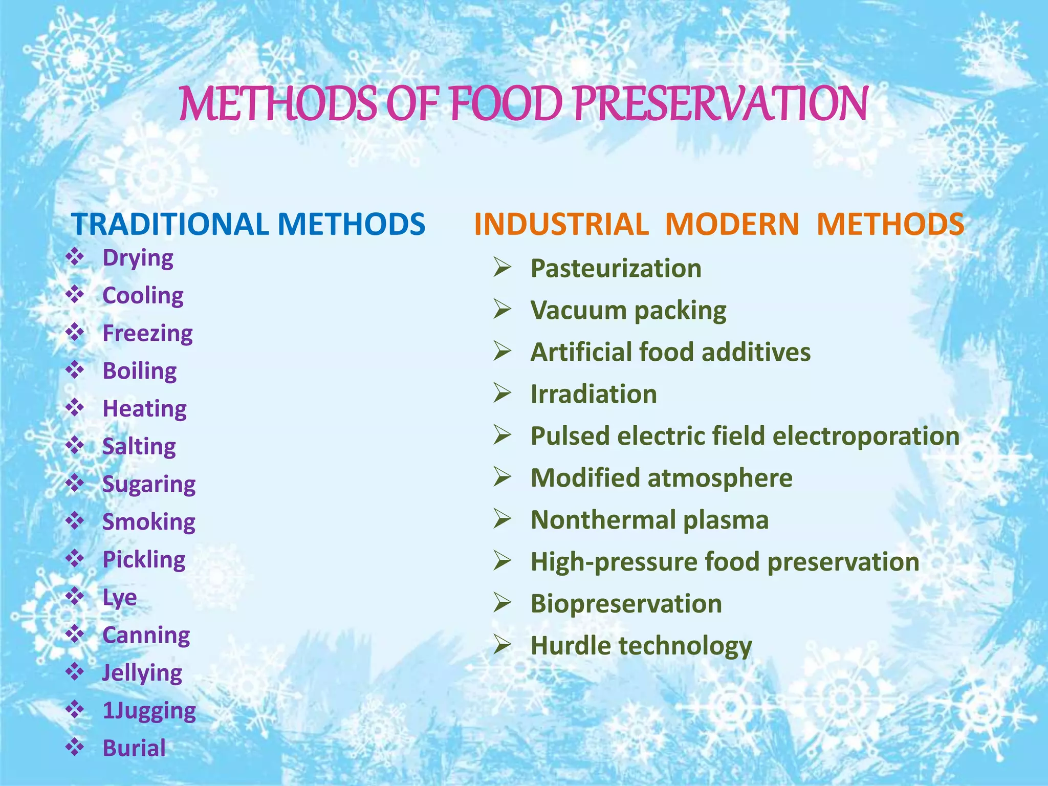 Food preservation | PPTX