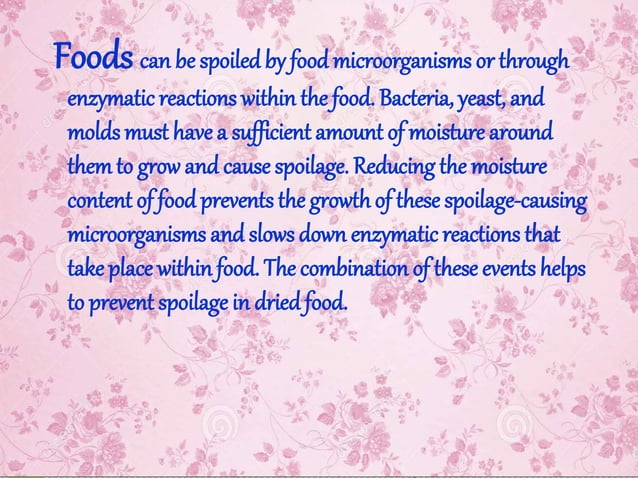 Food preservation | PPTX | Chemistry | Science